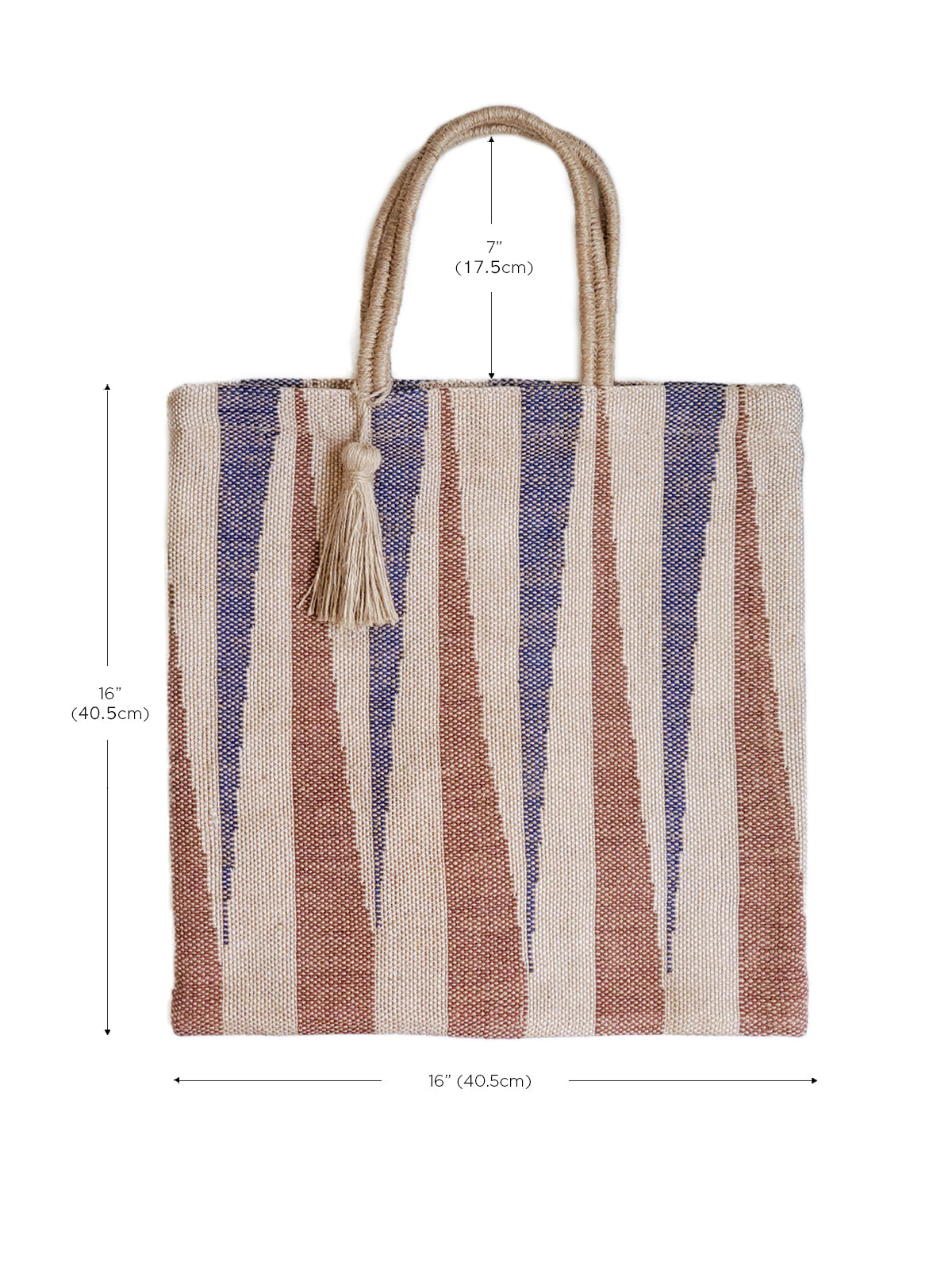 Hand Woven Jute Tote Bag by Fairtrade Artisans - KORISSA®