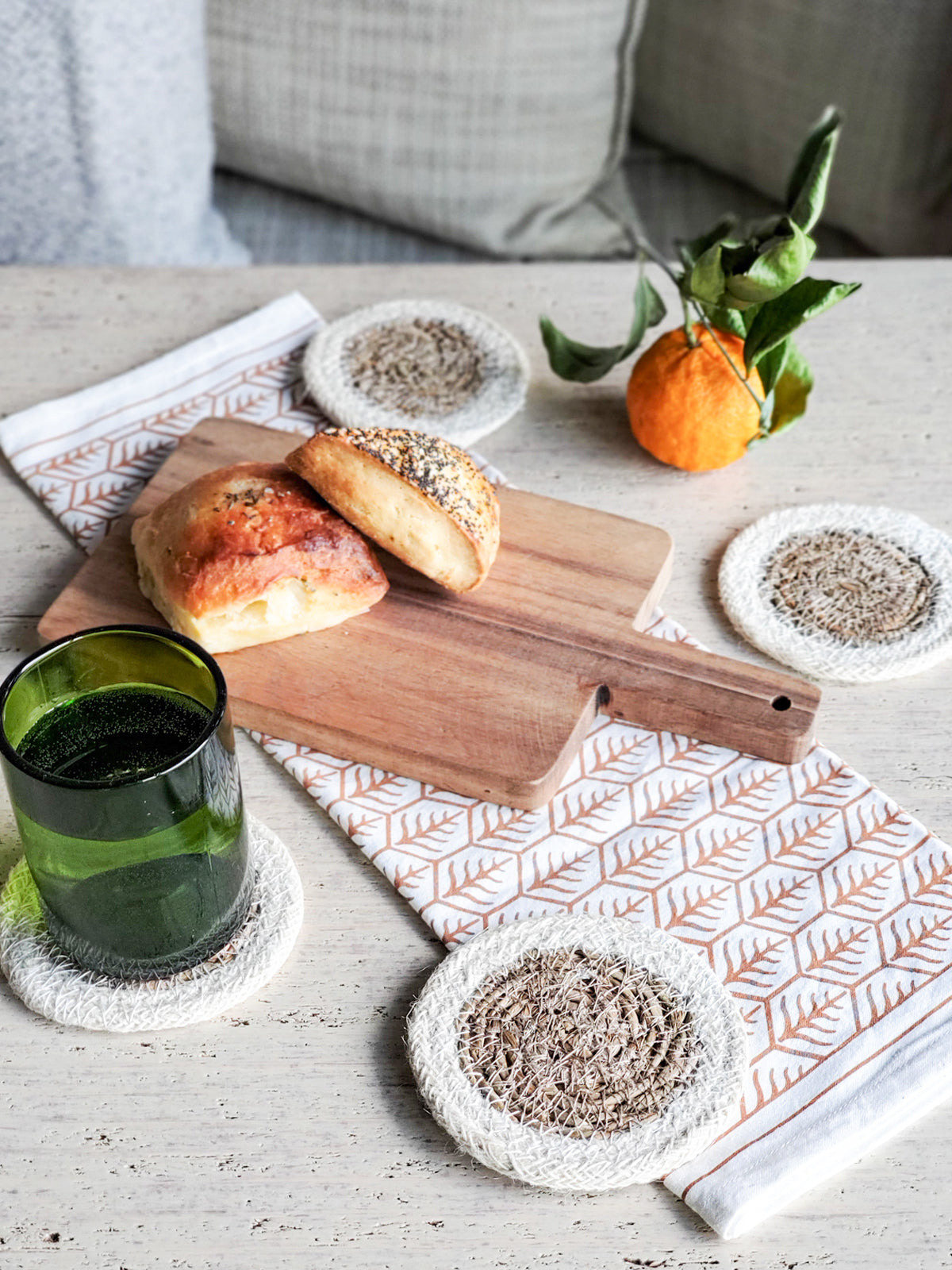 Handmade Natural Coaster Set - KORISSA®